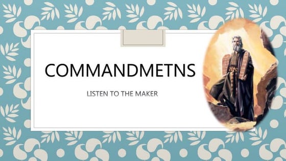 10 commandments forkids | PPT