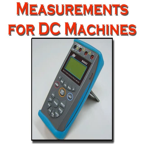 9.3.1 Measure DC Machine | PDF