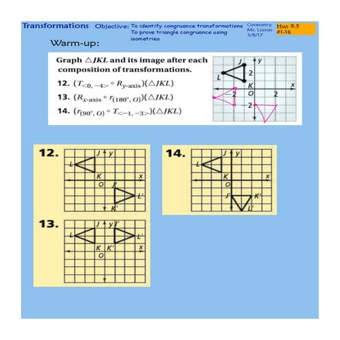 9 5 congruence transformations | PDF