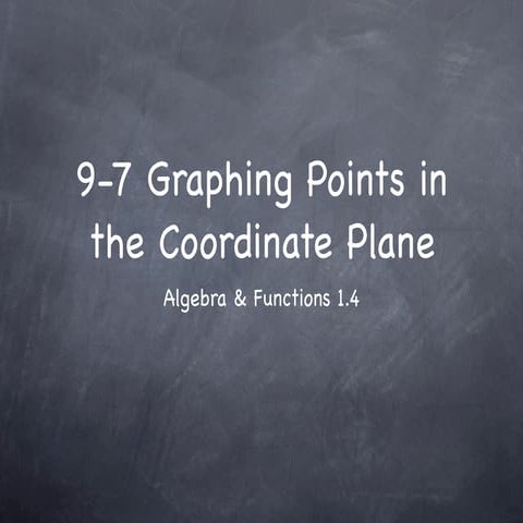 Coordinate plane ppt | PPT