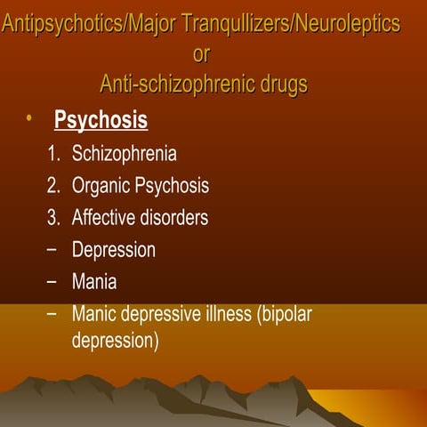 9. antipsychotics | PPT