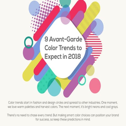 9 Avant-Garde Color Trends to Expect in 2018 | PDF