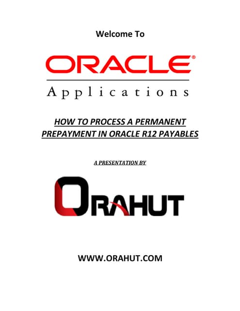 4 How To Process A Debit Memo In Oracle R12 Payables Pdf