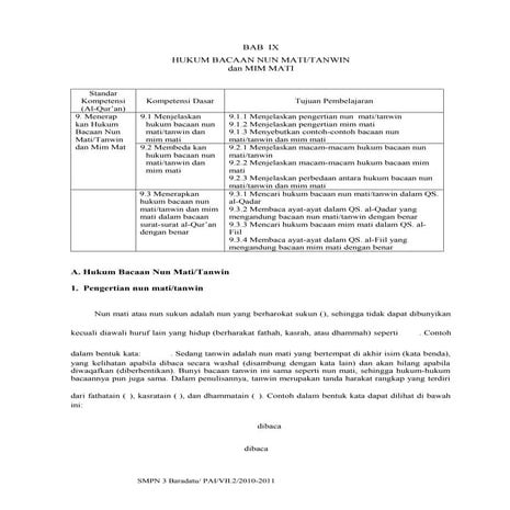 9 hukum-bacaan-nun-mati | DOC