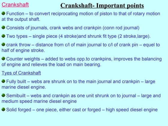 Crosshead & trunk engines | DOC