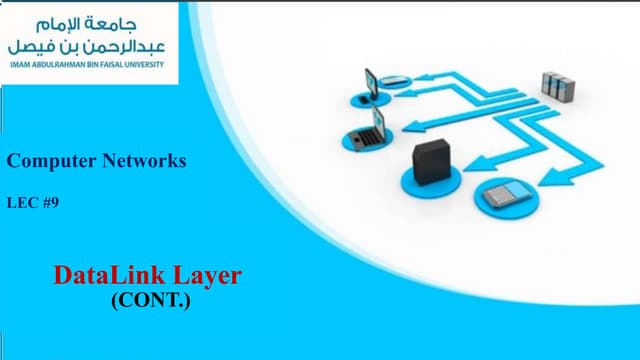 9 Lect9 2pptx Datalink Layer Datalink Layer Ppt