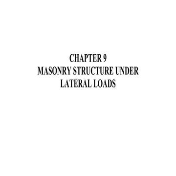 9 - Masonry Structure Under Lateral Loads.pdf