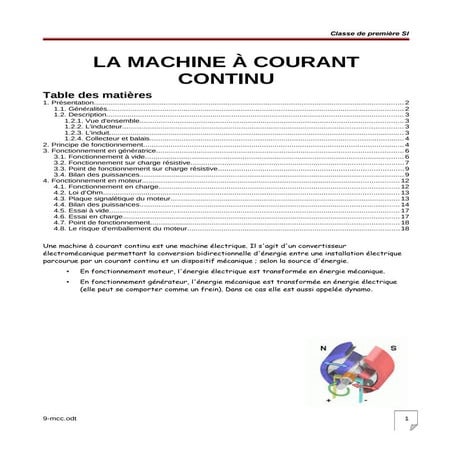 Asservissement de vitesse_du_mcc | PDF