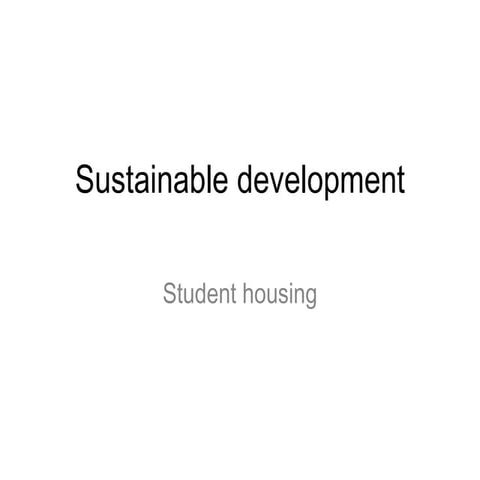 Modular Student Housing | PPT