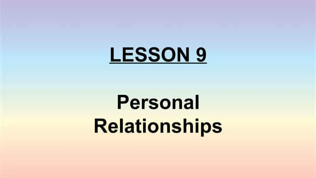 PerDev Personal Relationship.pptx