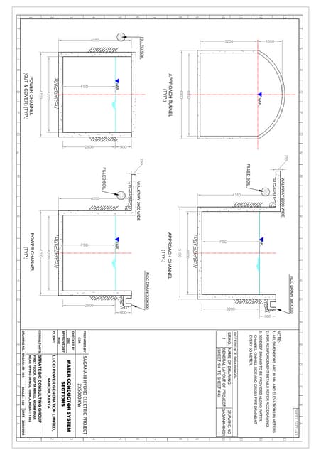 14 desilting tank-plan & section details | PDF