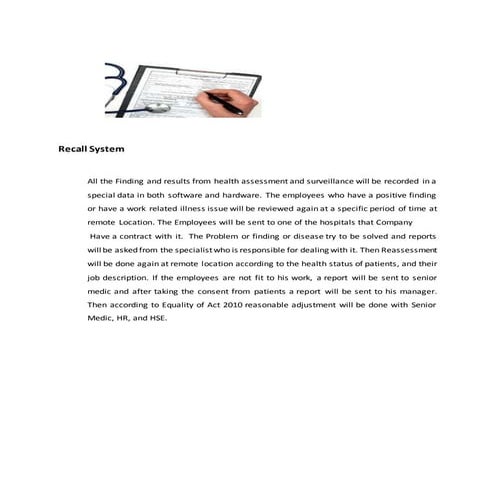 9 - Recall system | DOCX