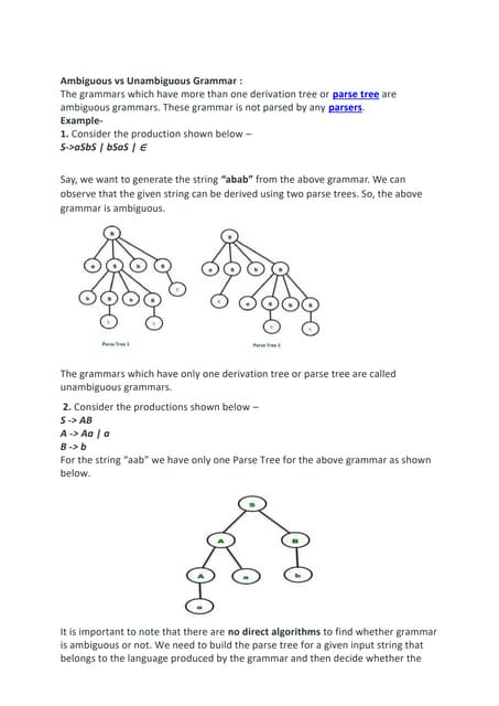 6 Practice Problems Ll1 Parser 16 05 2023pptx Programming Languages Computing