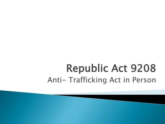 Republic Act 7610 | PPT