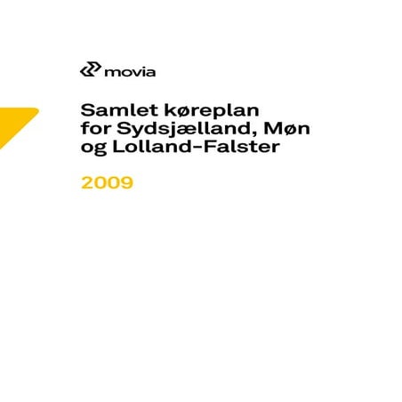 Samlet køreplan for Sydsjælland, Møn og Lolland-Falster med bus ...