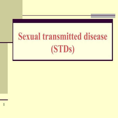 9 - sexual transmitted disease modified.pptx | Sexual Conditions | Sexual Health