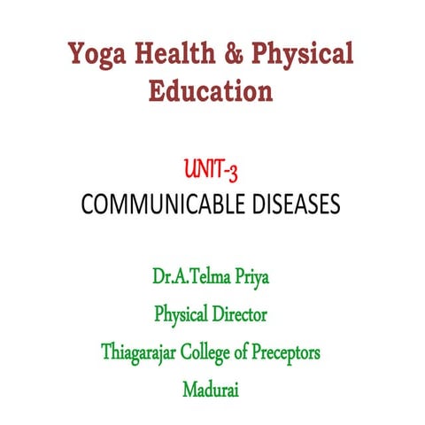 COMMUNICABLE DISEASES | PPT