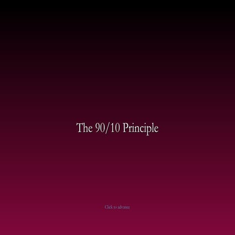 90 10 principle | PPS