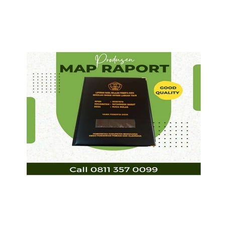 Pabrik Map Raport Sumberejo Bojonegoro, Tlp. 0811 357 0099, KUALITAS ...
