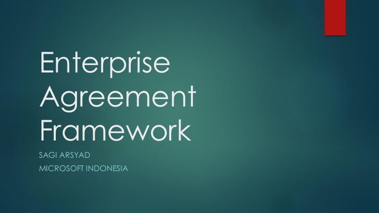 Enterprise Agreement