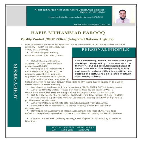 CV Hafiz | DOCX