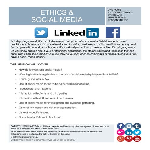 Social Media Ethics Guidelines – WDXO