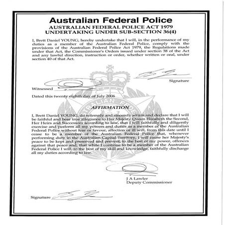 AFP undertaking and letter of promotion | PDF