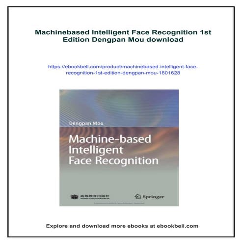 Machinebased Intelligent Face Recognition 1st Edition Dengpan Mou | PDF