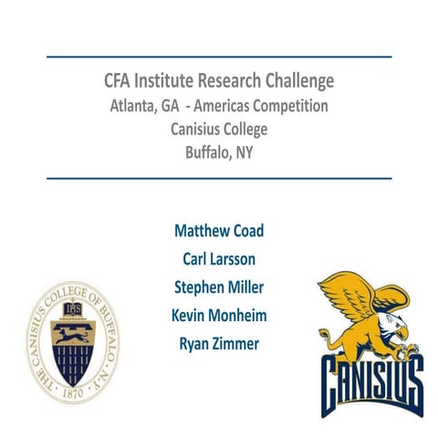 CFA Global Champion PowerPoint | PPTX