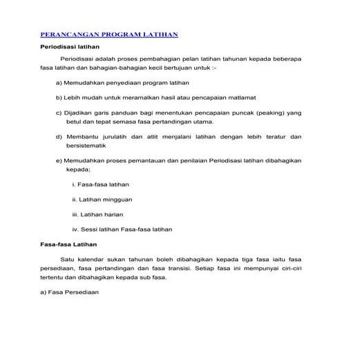 6 prinsip prinsip latihan | PDF