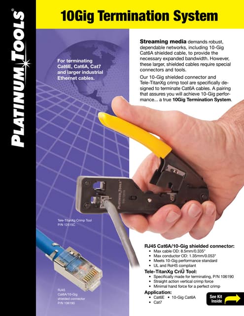 Platinum Tools 100020C Data Sheet | PDF