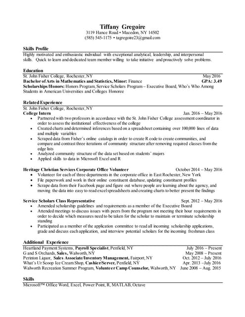 Resume (2) | DOCX | Secondary Education | Education