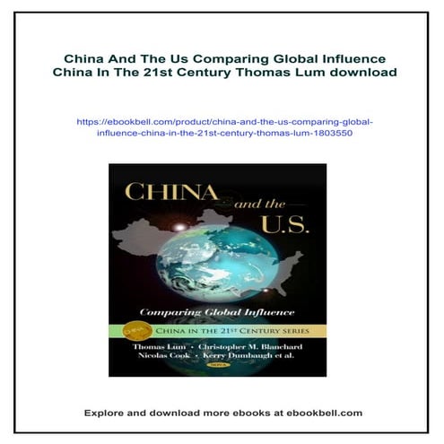 China And The Us Comparing Global Influence China In The 21st Century ...