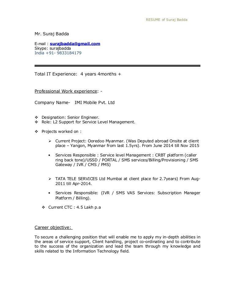 SURAJ BADDA Resume--