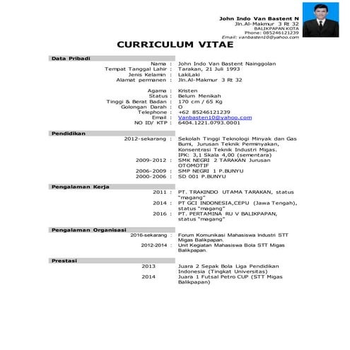 CV (John Nainggolan) | DOCX