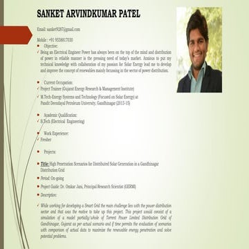 SANKET A PATEL BIO | PPT