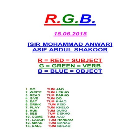 Rgb Lesson 1 Linkedin Pdf
