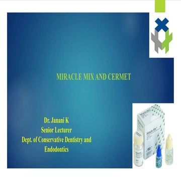 9033_MIRACLEMIXANDCERMET.pptx…………………………… | PPTX