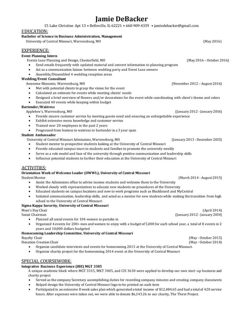 Wilder resume | PDF