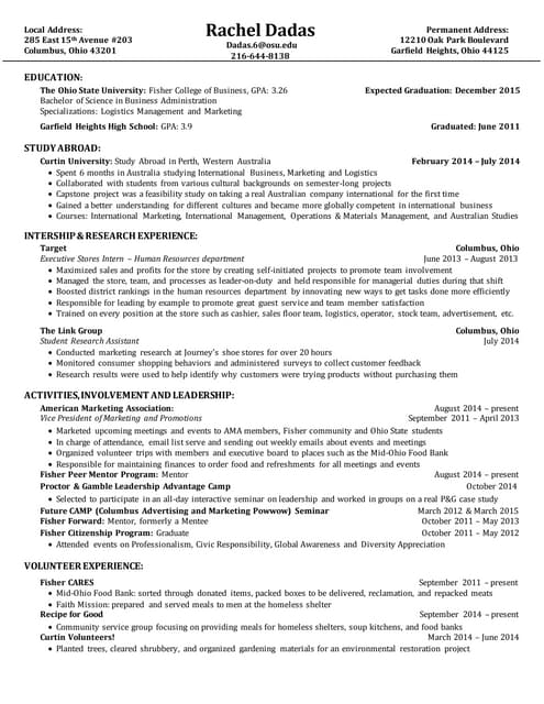 Alexandra R Scott Resume | PDF