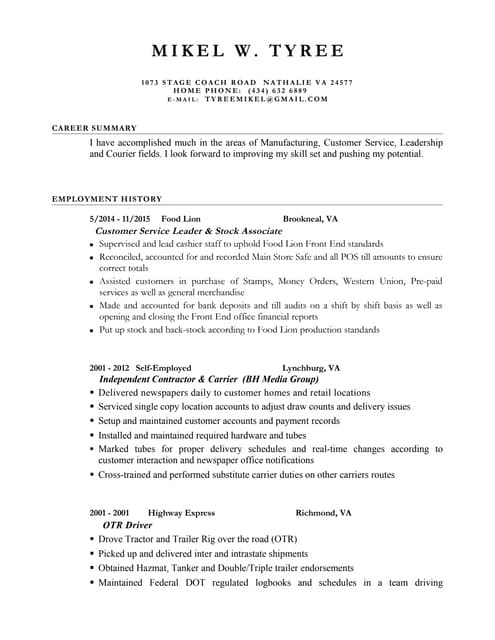 Mikel Tyree presentations