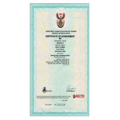 CIVIL ENGINEERING CERTIFICATE | PDF