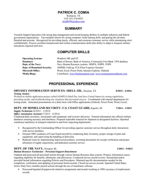 Current Resume Document | PDF