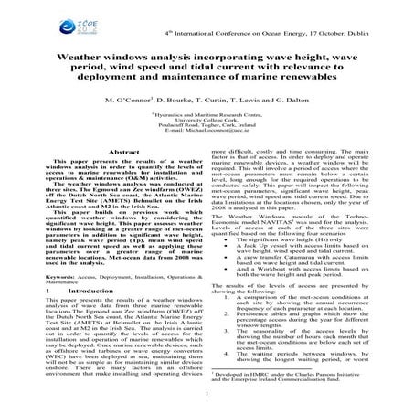 Weather Windows | PDF