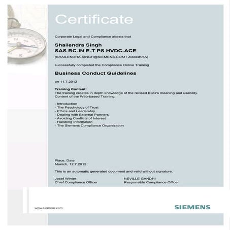 Certificate2 | PDF | Business | Business and Finance