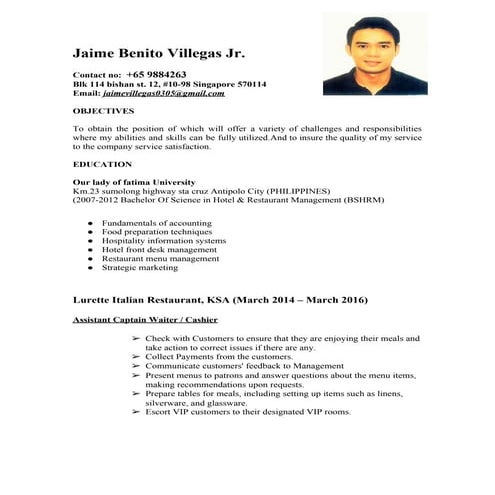 Jaime_Resume (1) | PDF