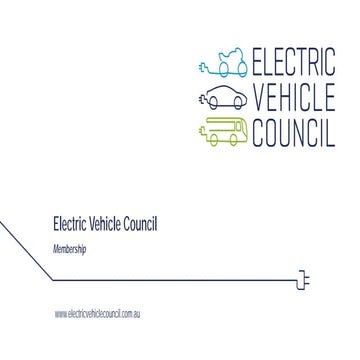 Electric Vehicle Council_Membership Information | PDF