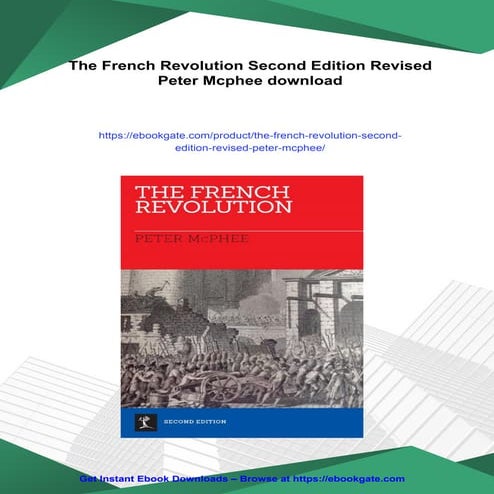 The French Revolution Second Edition Revised Peter Mcphee | PDF