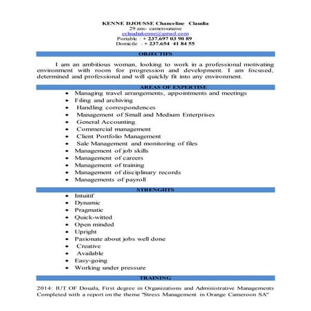 KENNE DJOUSSE Chanceline Claudia | DOCX