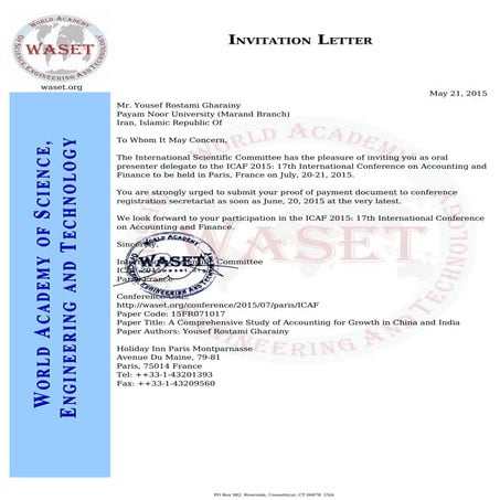 invitation French | PDF